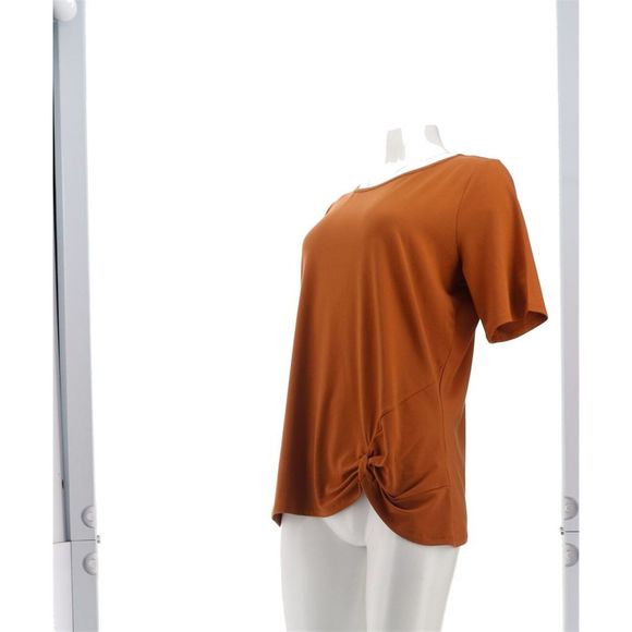 Belle by Kim Gravel | Tops | Belle Kim Gravel Tripleluxe Knit Twist Hem ...